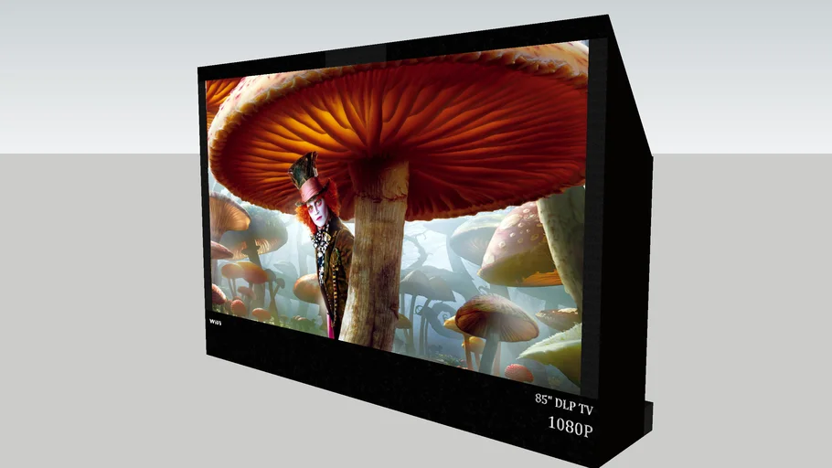 85' Projection (DLP) TV | 3D Warehouse