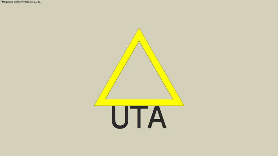 The UTA Logo | 3D Warehouse