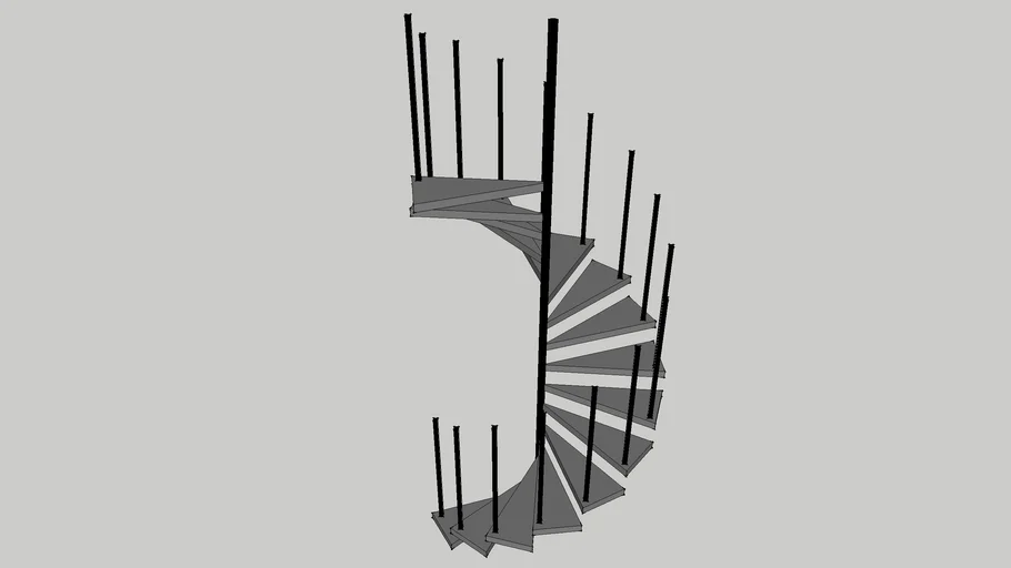 Modern Spiral Staircase | 3D Warehouse