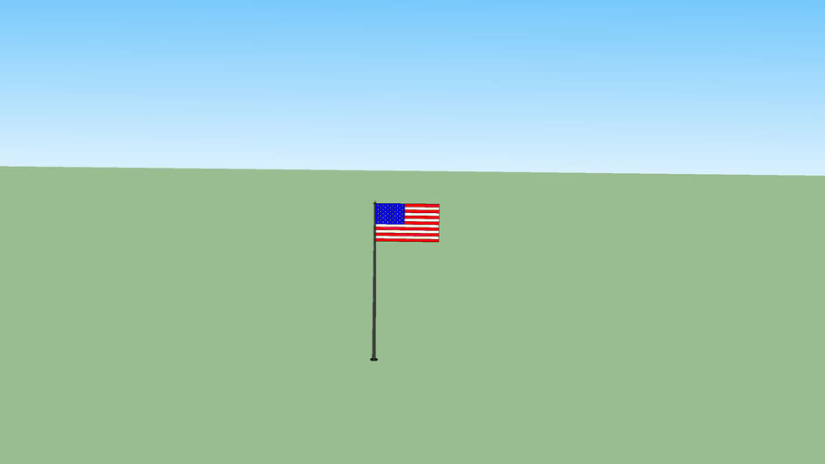 School Flag Pole | 3D Warehouse