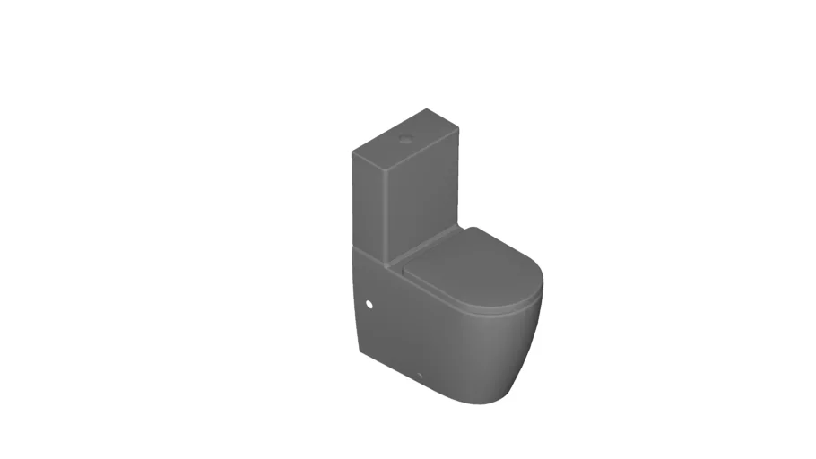Caroma Urbane Wall Faced Toilet Suite | 3D Warehouse