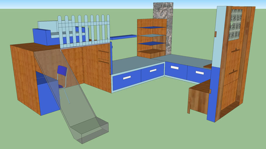 Diseño Recamara infantil | 3D Warehouse