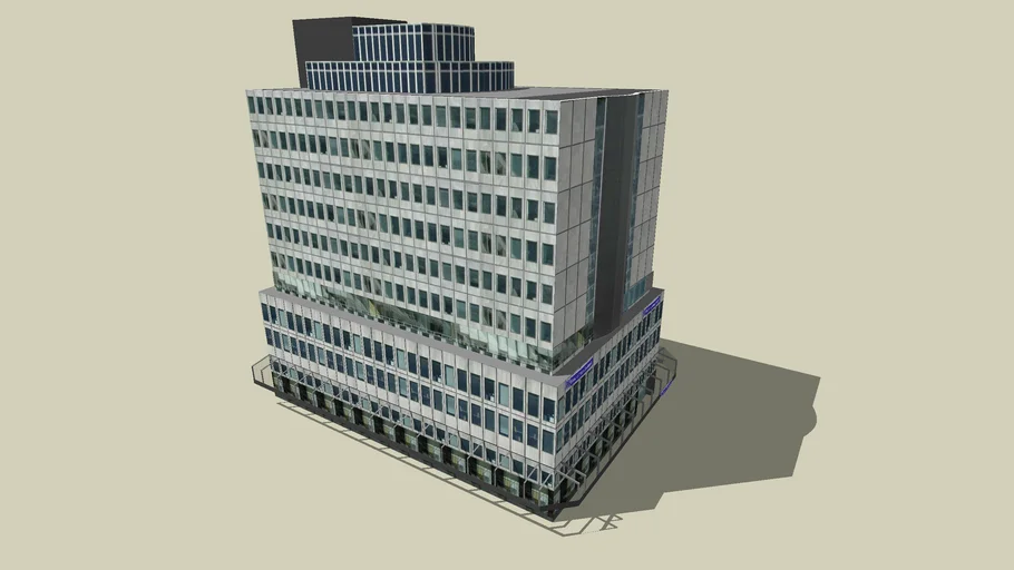 BNZ Tower, Cathedral Square, Christchurch, New Zealand | 3D Warehouse