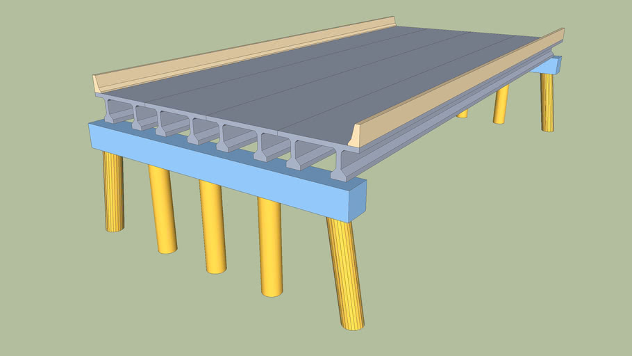 Modular Precast Bridge Section | 3D Warehouse