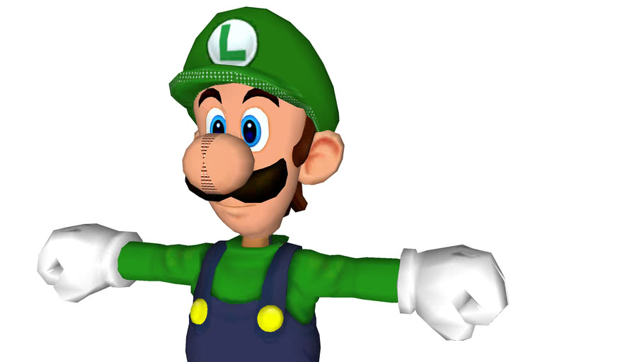 super mario galaxy: luigi ripped | 3D Warehouse