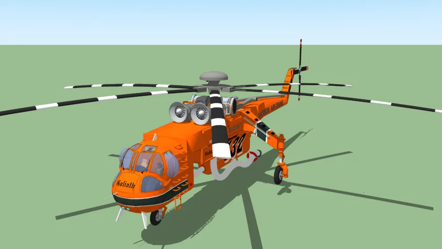 Sikorsky Erickson S-64 ,Full Details. | 3D Warehouse