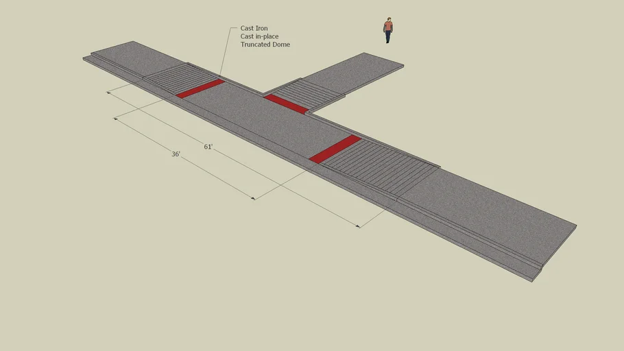 Large Handi-Cap Ramp | 3D Warehouse