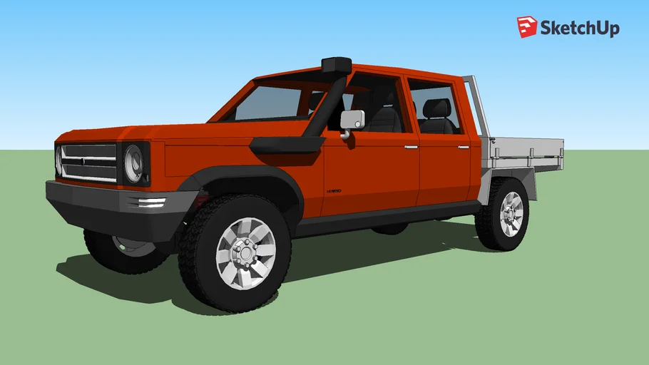MSX XC8 Bushranger 5.0L CTDi-h dual cab chassis (X821) | 3D Warehouse