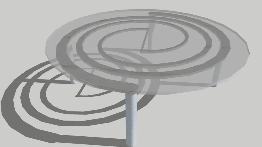 Glass table | 3D Warehouse