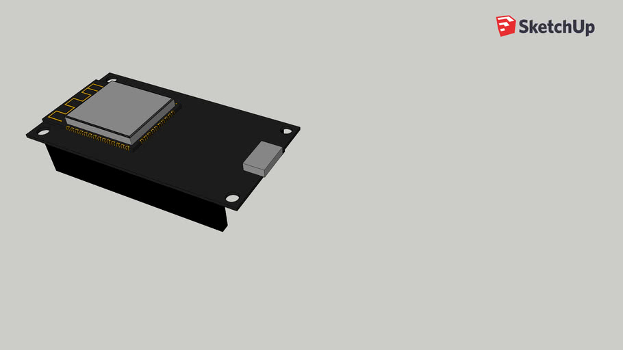 ESP32 dev kit board | 3D Warehouse