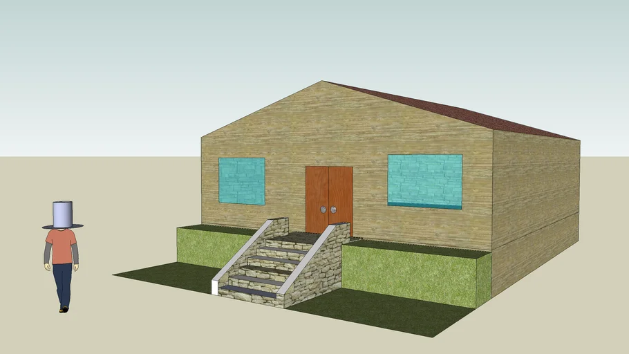 fachada o escalera de casa | 3D Warehouse