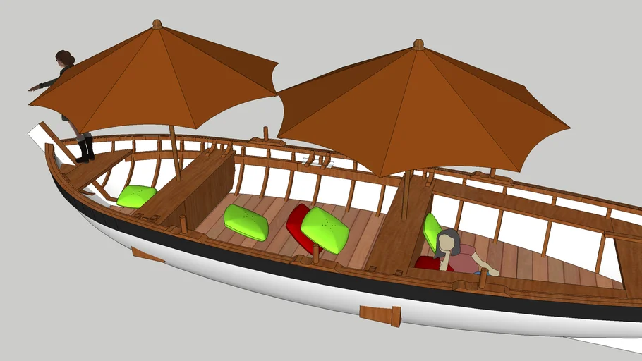 perahu resto | 3D Warehouse