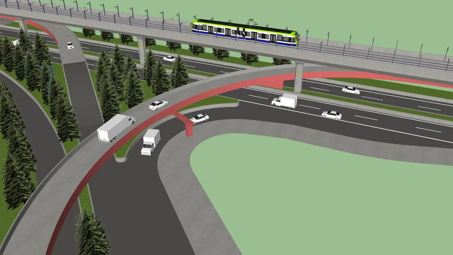 Interchange on NH 2 | 3D Warehouse