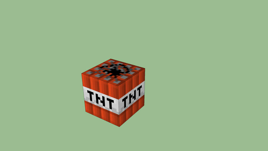 TnT Minecraft Block | 3D Warehouse