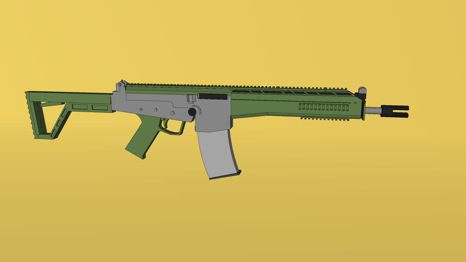 Imbel IA2 - 556 (Brazilian Rifle) | 3D Warehouse