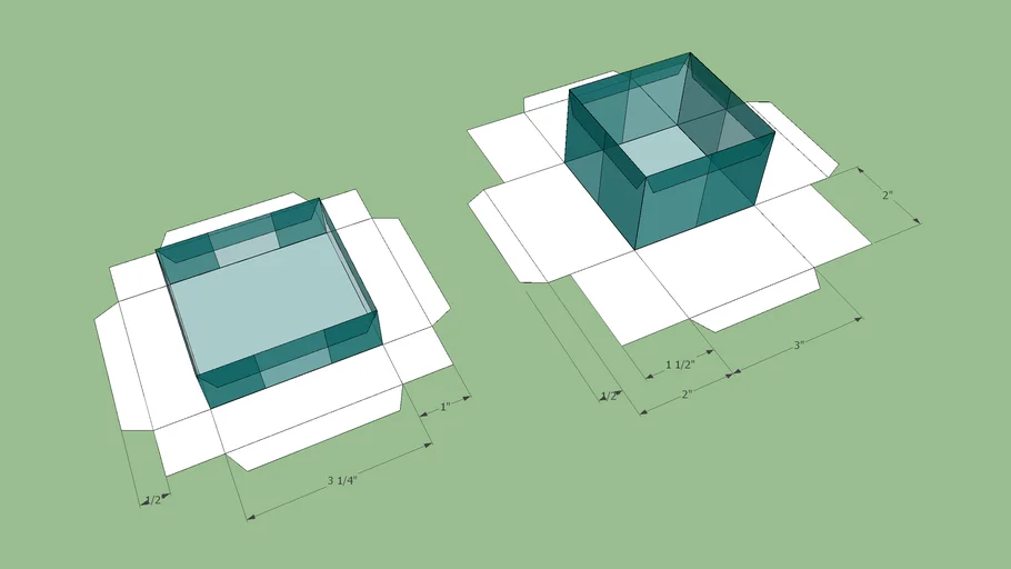 simple box cutouts | 3D Warehouse