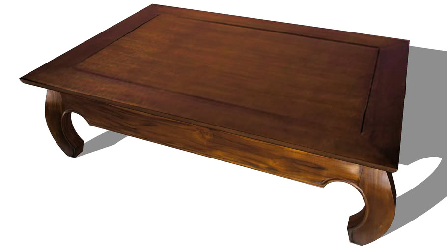 wooden center table | 3D Warehouse