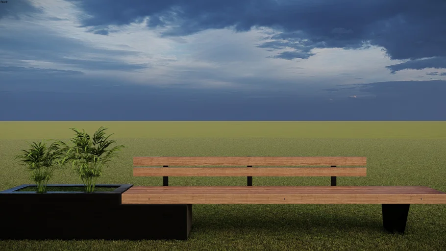 Bank-Bench Desing | 3D Warehouse