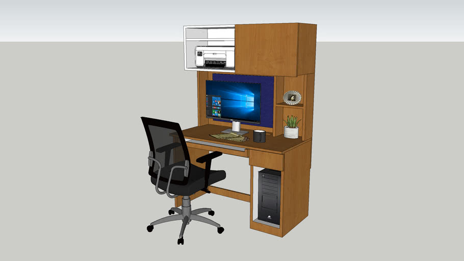 office workstation | 3D Warehouse
