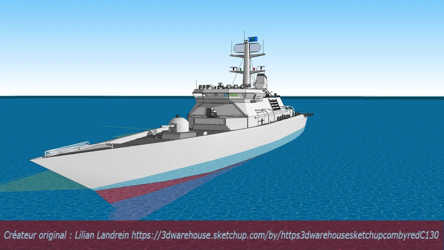 Navire de guerre | 3D Warehouse