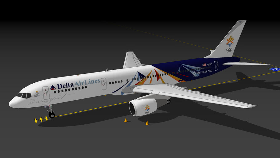 Delta Air Lines 757-232 'The Soaring Spirit/2002 Olympic Winter Games ...