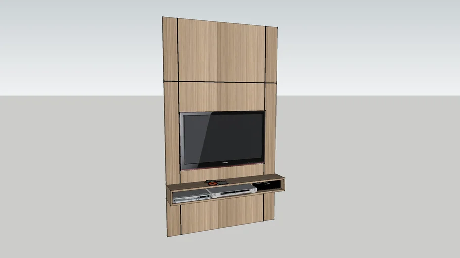 TV Panel at The Mansion, Desa Park City KL | 3D Warehouse