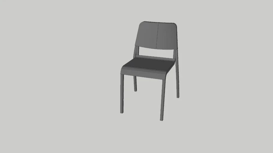 TEODORES chair, dark grey #IKEA | 3D Warehouse