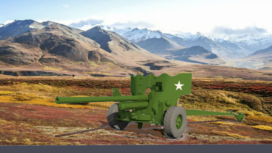 US M1- 57MM WW2 ANTI TANK | 3D Warehouse