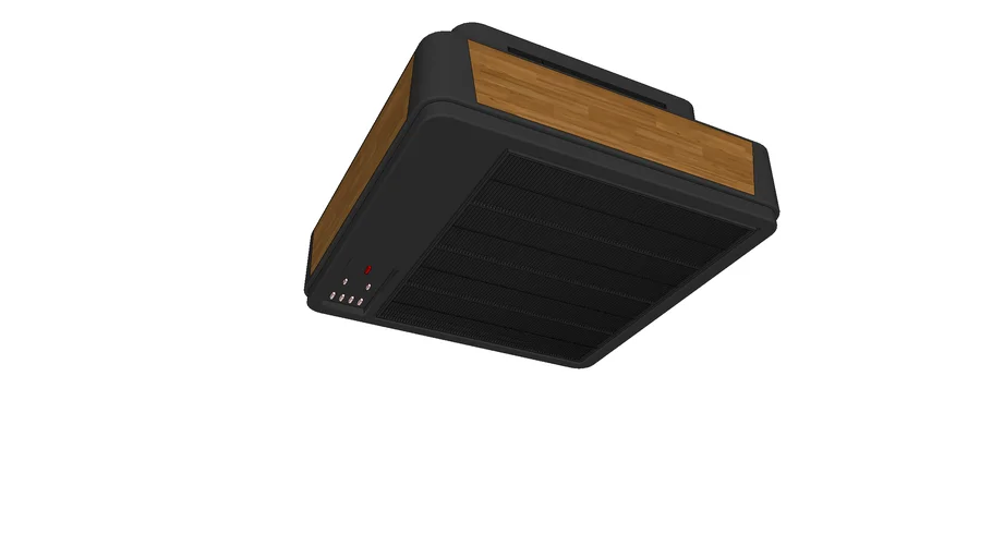 Honeywell F90a Electronic Air Cleaner Surface Mount Filter Udara | 3D Warehouse