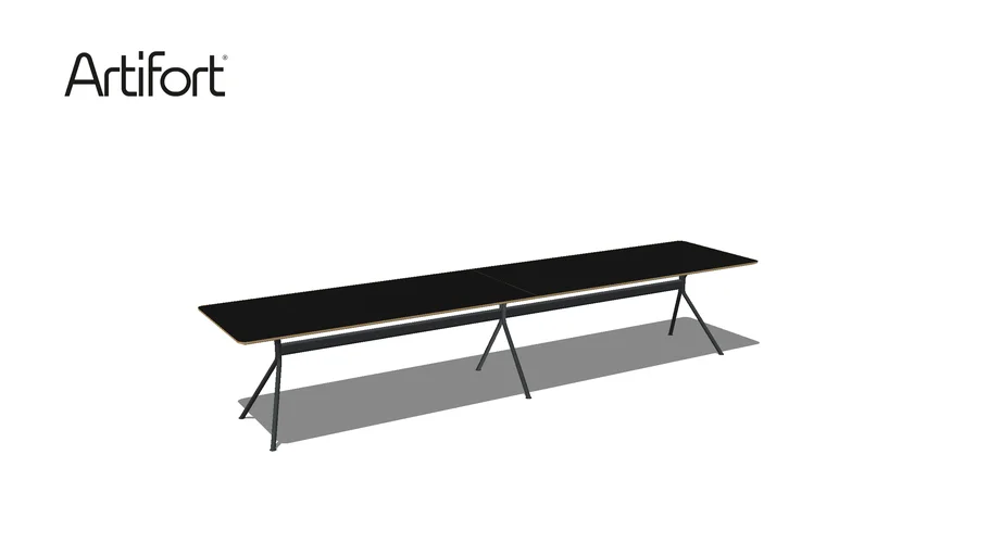 Beso Table Rectangle 400 x 90 | 3D Warehouse