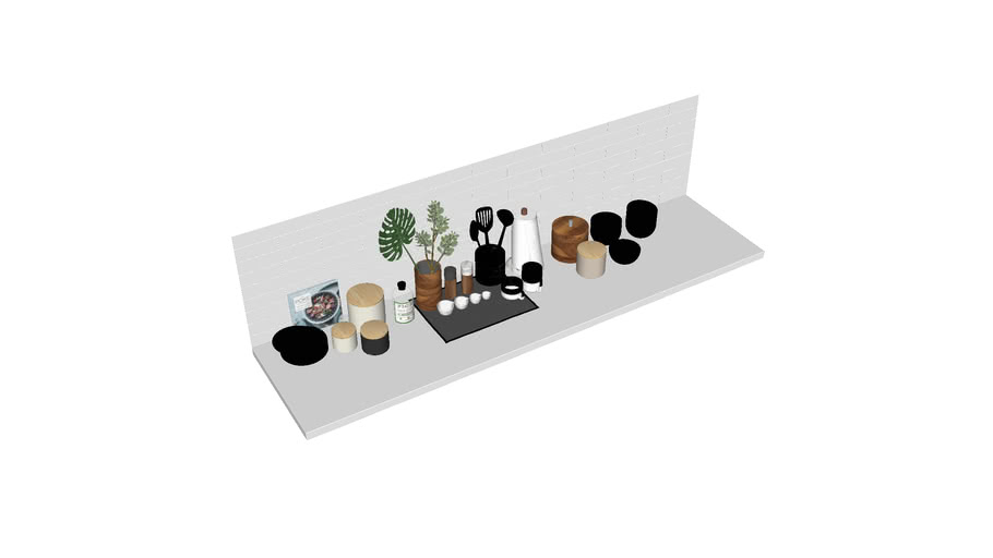 Kitchen Decor 01 | 3D Warehouse