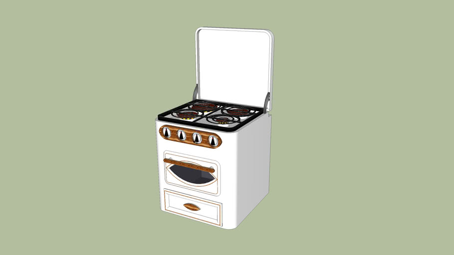 Gas cooker | 3D Warehouse