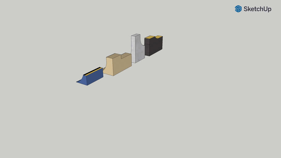 fingerboard ramps (half pipe) | 3D Warehouse