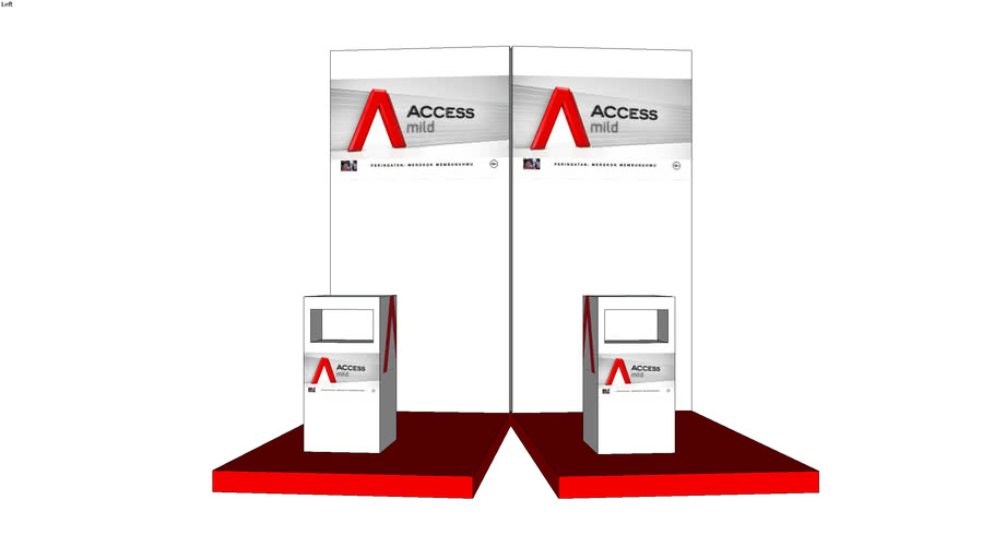 Booth Rokok | 3D Warehouse