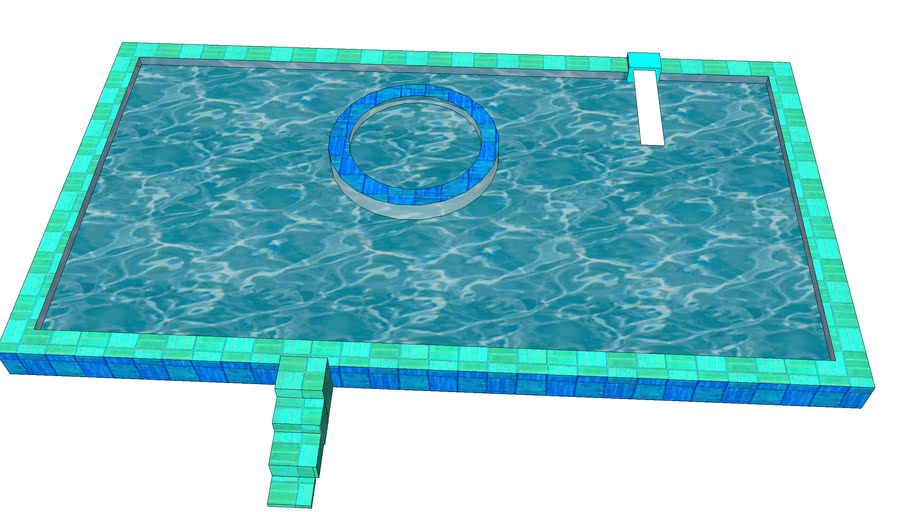 Large Retro Spa Pool | 3D Warehouse