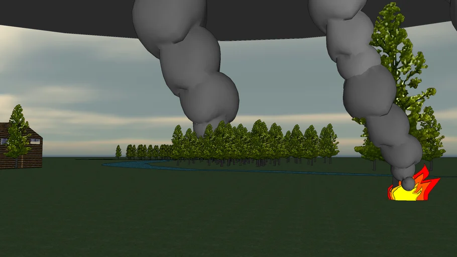 Forest on Fire | 3D Warehouse