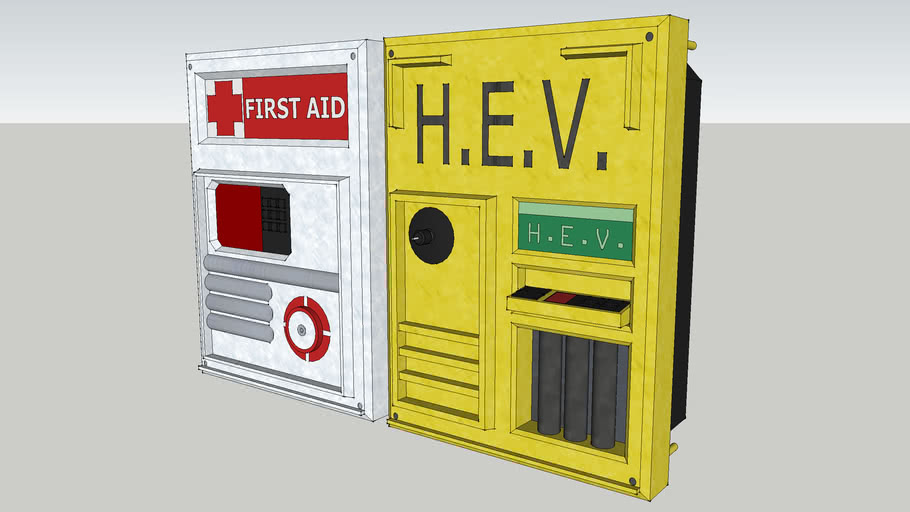 HEV medical charging unit -and- HEV suit charger | 3D Warehouse
