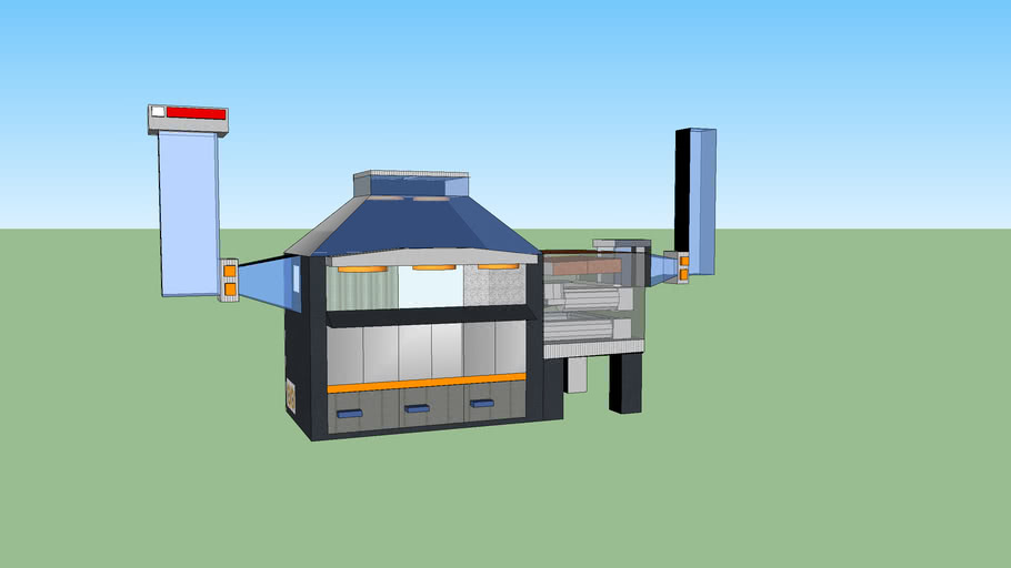 Large Scale Electrostatic UV Light Air Filter | 3D Warehouse