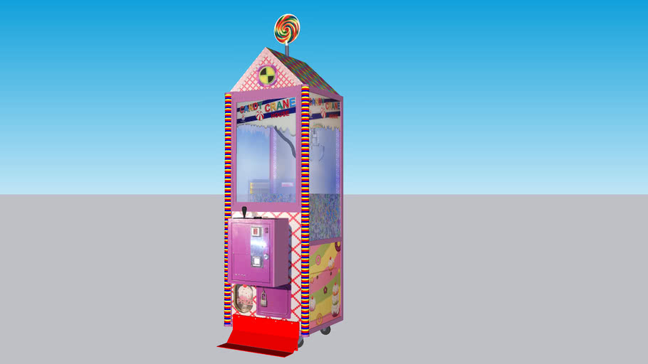 Candy Crane House claw machine | 3D Warehouse