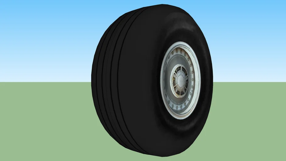 Commercial Jet Tire | 3D Warehouse