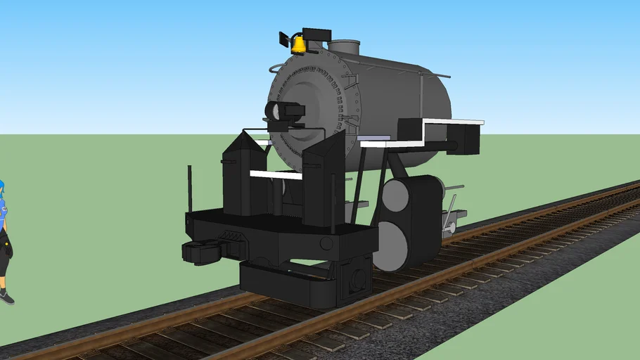 unfinished Steam locomotive | 3D Warehouse