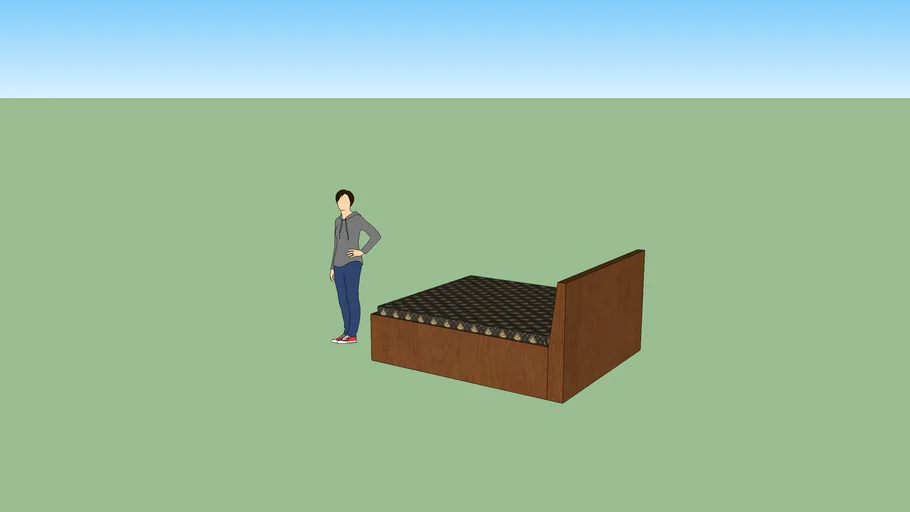 6x7 dynamic double bed (him) | 3D Warehouse