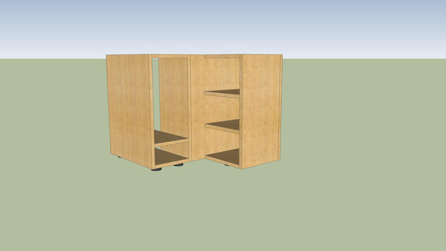 mobile porta pc con porta riviste | 3D Warehouse