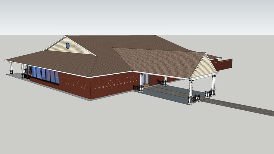 Golf Course Clubhouse | 3D Warehouse