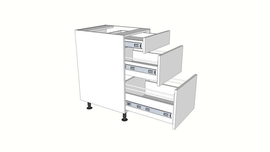 Tandem Box - 450mm | 3D Warehouse