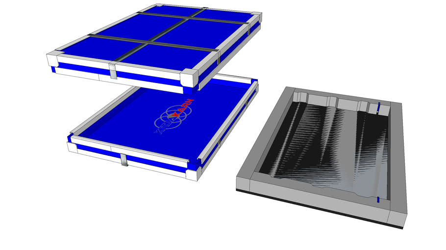 sharp tray box | 3D Warehouse