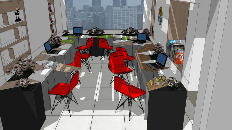 Office Workspace - Top Floor | 3D Warehouse