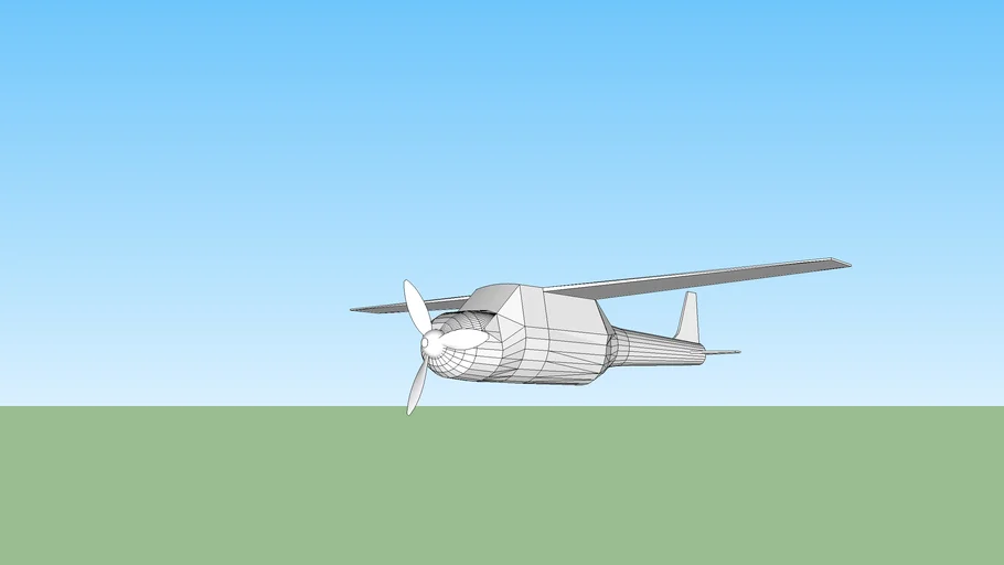 Un-Painted Plane | 3D Warehouse