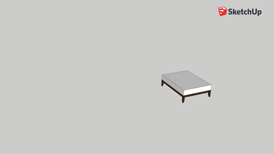 Simple Bed | 3D Warehouse
