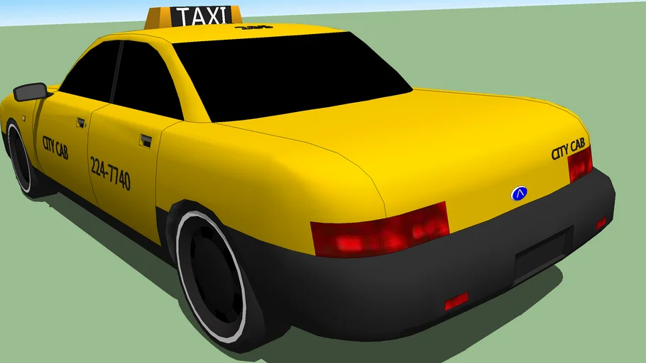 Taxi Cab | 3D Warehouse